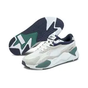 PUMA Rs-x3 Twill Air Mesh Low Top Sneakers - White