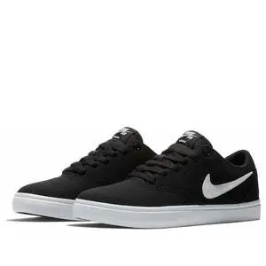 Nike Check Solarsoft Canvas Sb " Platinum - Black