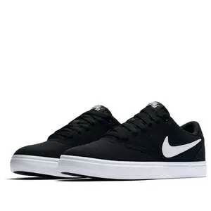 Nike Check Solarsoft Canvas Sb " Platinum - Black