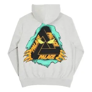 PALACE Palace Halloween Triangle Logo Hoodie Gray