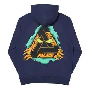 PALACE Halloween Triangle Logo Hoodie - Cyan