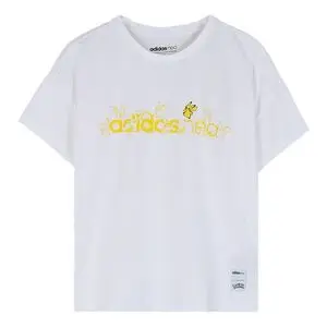 Adidas Neo X Pokmon Crossover Sports Round Neck Short Sleeve - White