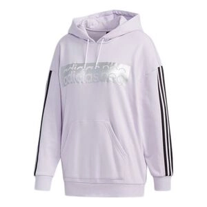 Adidas Neo Casual Sports Pullover Hoodie - Purple
