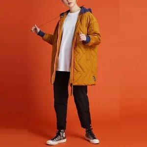 CONVERSE Hooded Quilted Mid-length Jacket