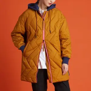 CONVERSE Hooded Quilted Mid-length Jacket