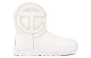 UGG X Telfar Logo Mini Crinkle Boots