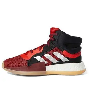 Adidas Marquee Boost Mid Top Basketball Sneakers - Red/black