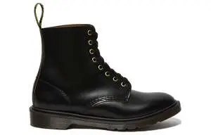 Dr. Martens 1460 Vintage Smooth Leather Lace Up Boots - Black