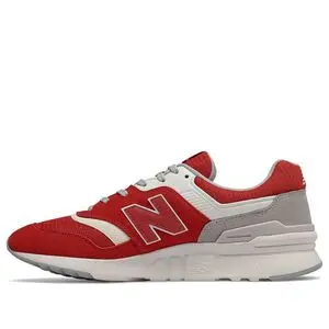 NEW BALANCE New Balance 997H Lace-Up Sneakers Cream/red