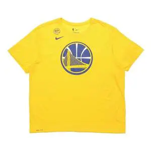 Nike Golden State Warriors As Gsw M Nk Dry Tee Es Logo Couple Style - Yellow