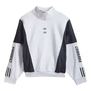 Adidas X Willy Chavarria Watsonville Sweatshirt 'black Gray - Black/gray