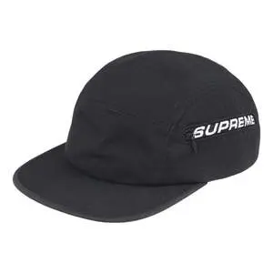 Supreme Ss26 Side Zip Camp Cap - Black