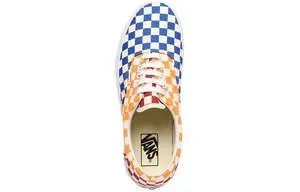 VANS Era Checkerboard "color Block" Sneaker - Blue/orange/red