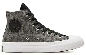 CONVERSE Chuck 70 Hi Hybrid Texture Sneakers - Gray/black