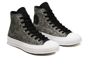 CONVERSE Chuck 70 Hi Hybrid Texture Sneakers - Gray/black
