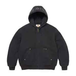 Supreme X The Great China Wall Hooded Work Jacket - Black