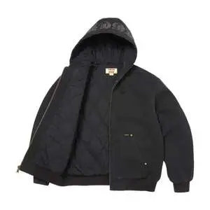 Supreme X The Great China Wall Hooded Work Jacket - Black