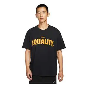 Nike Lebron T-shirt 'honor The King - Black/yellow