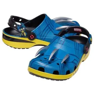 CROCS X Marvel Wolverine Graphic Clogs - Blue/yellow
