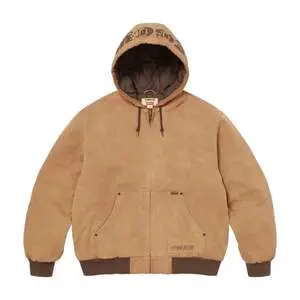Supreme X The Great China Wall Hooded Work Jacket - Tan