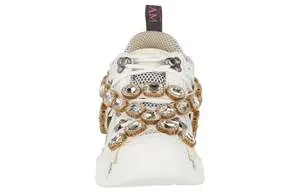 Gucci Flashtrek Embellished Sneakers - White