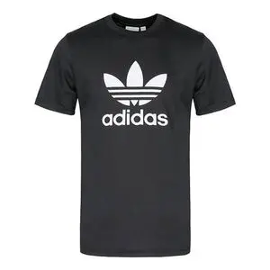 Adidas Original Trefoil Tee White - Black