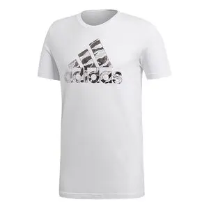 Adidas Camouflage Logo Short Sleeve Tee - White