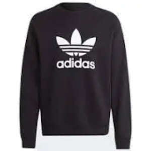 Adidas Adicolor Classics Trefoil Crewneck Sweatshirt - Black/white