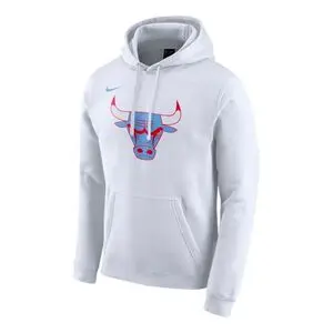 Nike Animal Pattern Printing Knit Hoodie - White