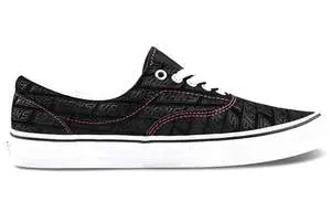 VANS Era Low Top Sneakers With All-over Logo Detailing - Black