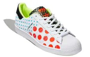 Adidas Superstar 'solar Red Polka' Sneakers