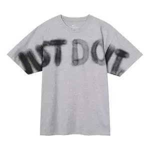 Nike Jdi Logo Printed Tee Grey - Light Grey