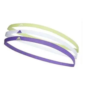 Adidas Headbands 3 Pack - Green/purple/white