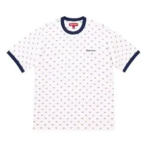 Supreme Ss26 Hearts Intarsia Ringer T-shirt - White