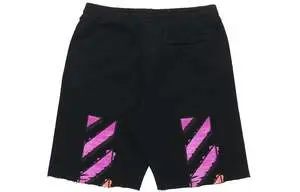 Off-White Diag Stripe Sweat Shorts
