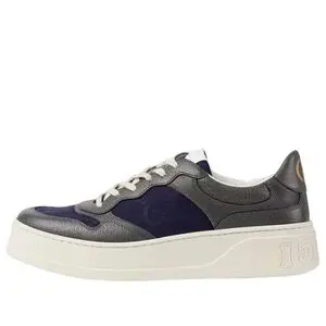 Gucci Gucci Interlocking G Lace-Up Sneakers Grey/blue