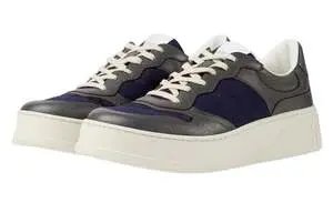 Gucci Interlocking G Lace-up Sneakers - Grey/blue