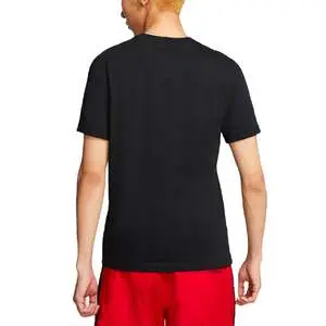 Nike Printing Round Neck Short Sleeve - Black