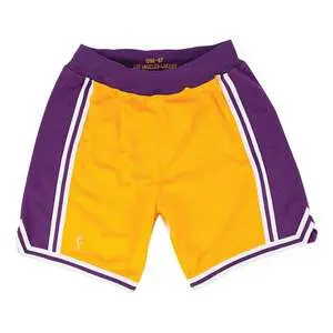 Mitchell & Ness X Nba Los Angeles Lakers 1996-97 Home Shorts - Yellow