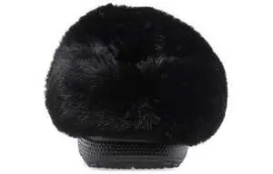 CROCS Classic Clog With Faux Fur Trim - Black