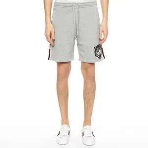 Gucci Ss21 Tiger Head Cotton Shorts