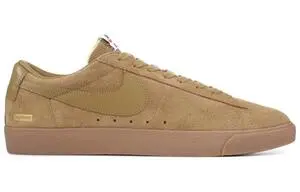 Nike Supreme X Blazer Low Gt 'golden Beige - Creamyellow/creamyellow/brown