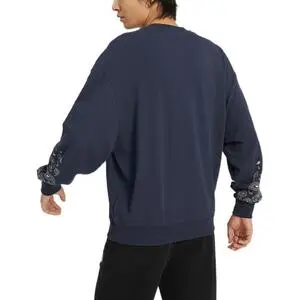 PUMA Paisley Graphic Crewneck Sweatshirt - Blue/white