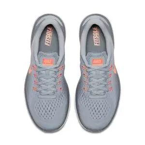 Nike Flex 2017 Rn Athletic Sneakers - Wolf Grey/sunset Glow