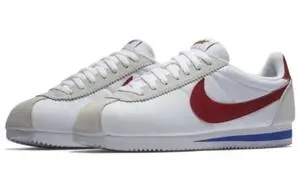 Nike Cortez Nylon Premium Sneakers - White/red/blue