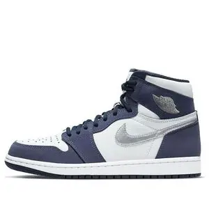 JORDAN Air Jordan 1 Retro High OG CO.JP "Midnight Navy" 2020 White/midnight Navy/metallic Silver
