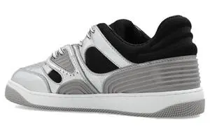 Gucci Basket Sneakers - Silver Black