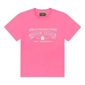 DENIM TEARS Adg T-shirt - Pink