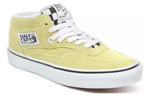 VANS Suede Half Cab Mid Top Sneakers - Light Yellow