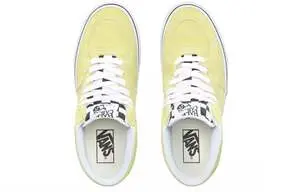 VANS Suede Half Cab Mid Top Sneakers - Light Yellow
